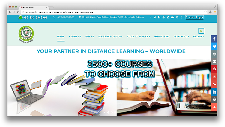 Modern Institute of Informatics and Management - Biznas World