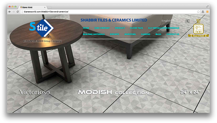 Shabbir Tiles and Ceramics - Biznas World