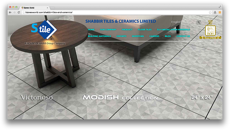 Shabbir Tiles and Ceramics - Biznas World