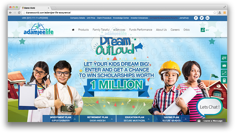 ADAMJEE LIFE ASSURANCE - Biznas World