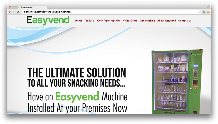 Easyvend Vending machines - Biznas World