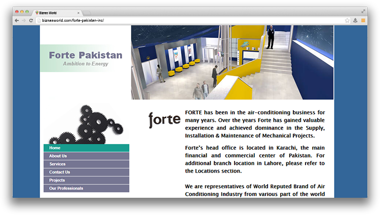Forte Pakistan Inc - Biznas World