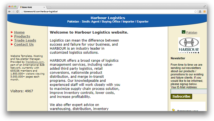 Harbour Logistics - Biznas World