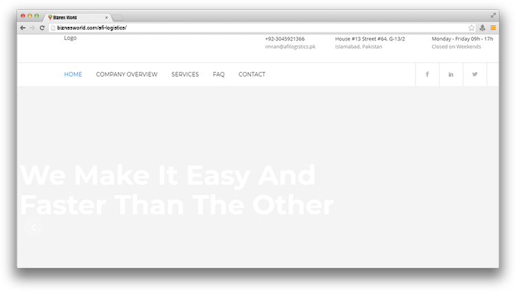 AFI Logistics - Biznas World