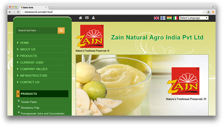 Zain Food - Biznas World