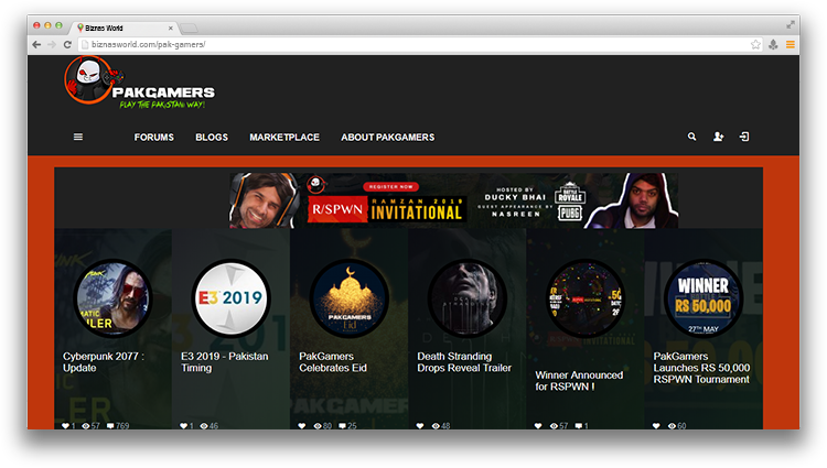 Pak Gamers - Biznas World