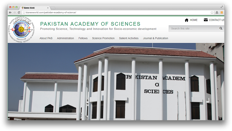 Pakistan Academy of Science - Biznas World