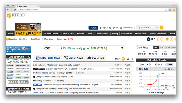 Kitco - Biznas World