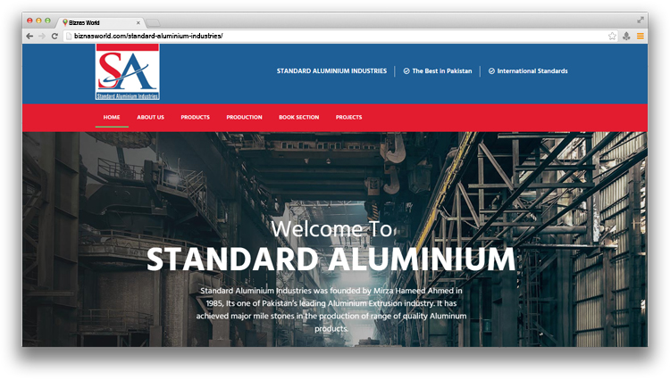 Standard Aluminium Industries - Biznas World