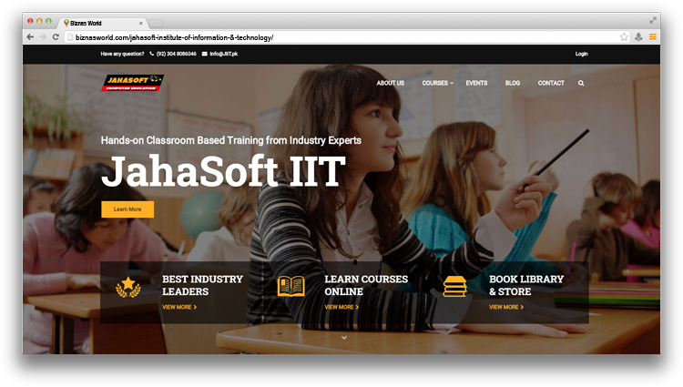 JahaSoft Institute of Information & Technology - Biznas World