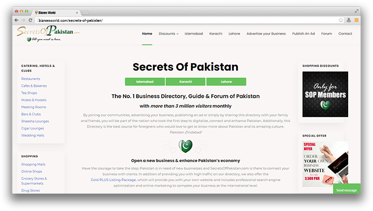 Secret of Pakistan - Biznas World